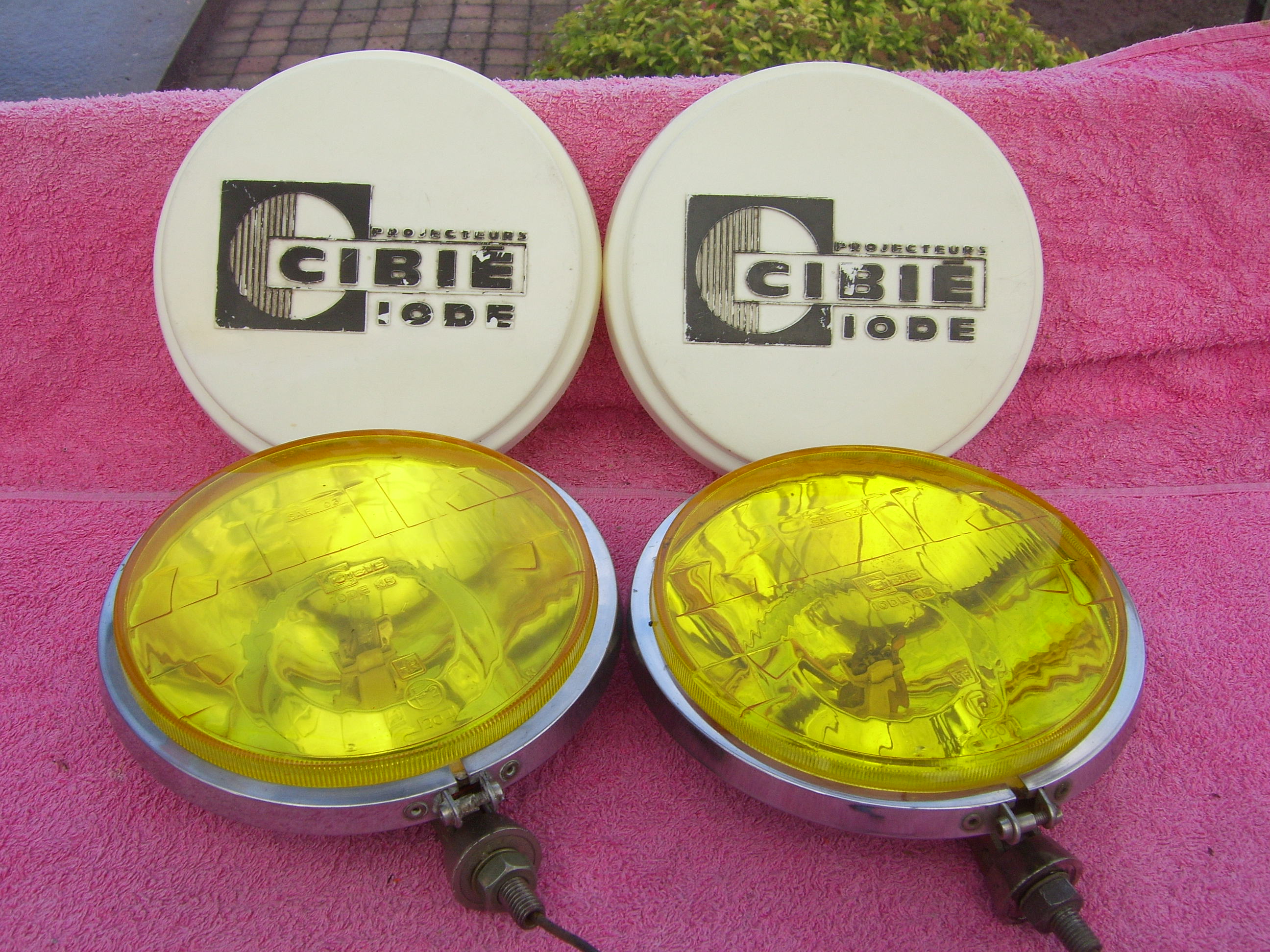 FS: Cibie 45 Iode Yellow Driving Lights + Covers |﻿ Miscellaneous