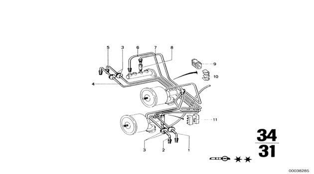 1970 RHD DUAL BRAKE CIRCUIT DIAGRAM |﻿ BMW 2002 and other '02