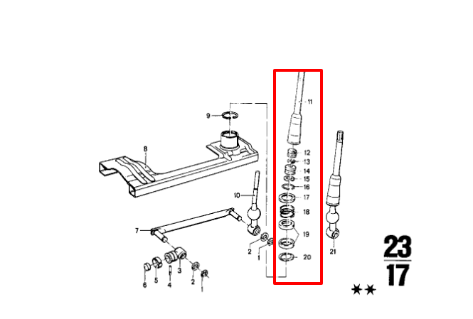 How does the shift lever fit together? |﻿ BMW 2002 and other '02
