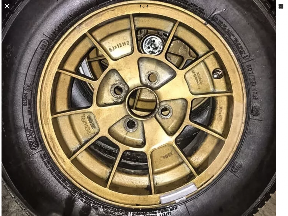 Ronal Gold Kleeblatt 13 inch wheels |﻿ BMW 2002 and other '02