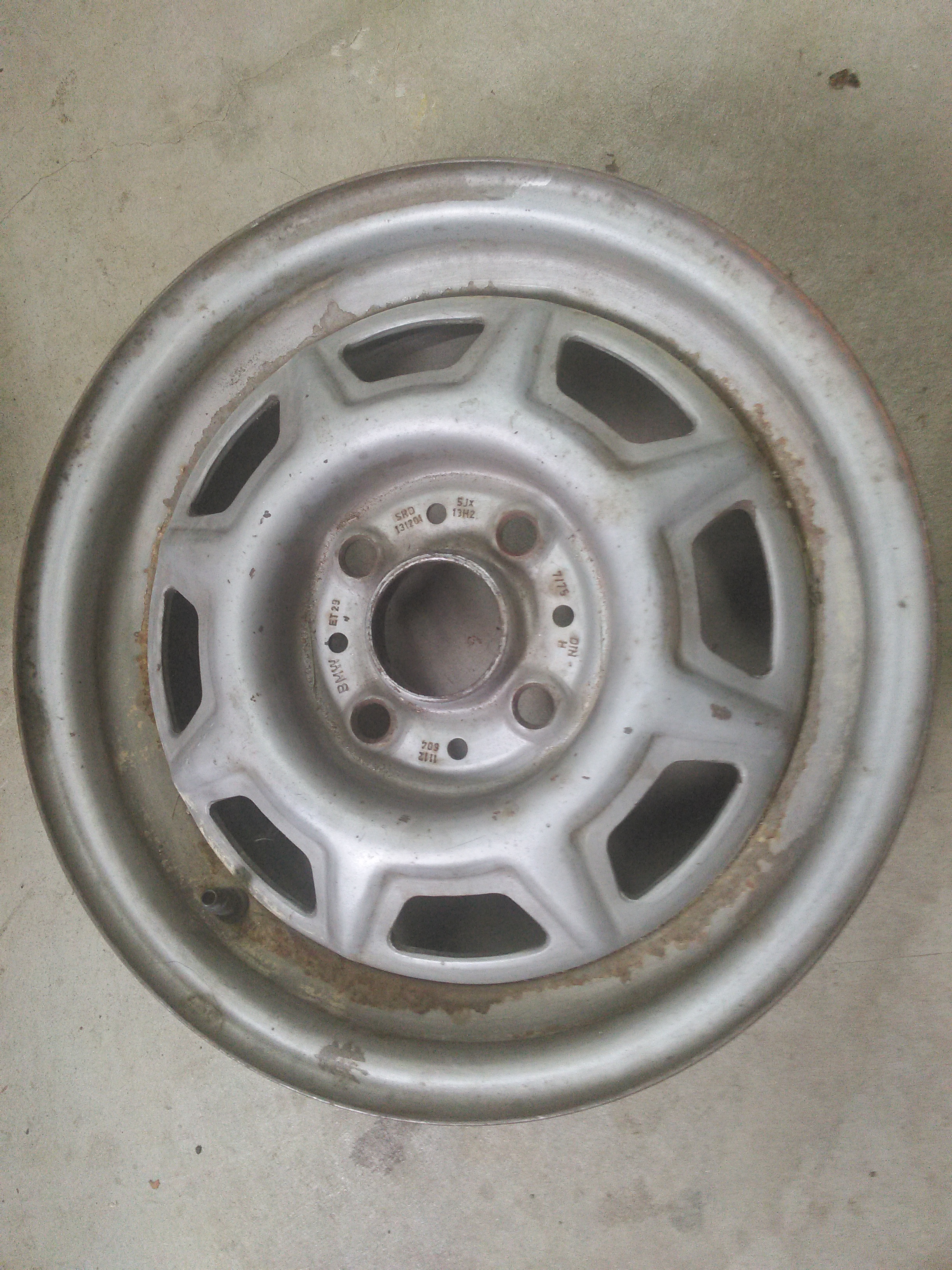 Tii Steelie For Sale - BMW 2002 and Neue Klasse Parts For Sale - BMW ...