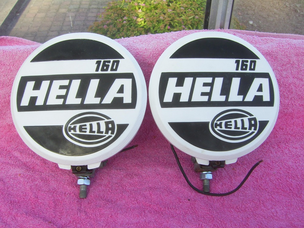 FS: Hella Halogen160 Clear Driving Lights + Covers |﻿ Miscellaneous