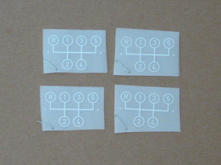 4spd/5spd OD 'special' shift decals |﻿ Miscellaneous