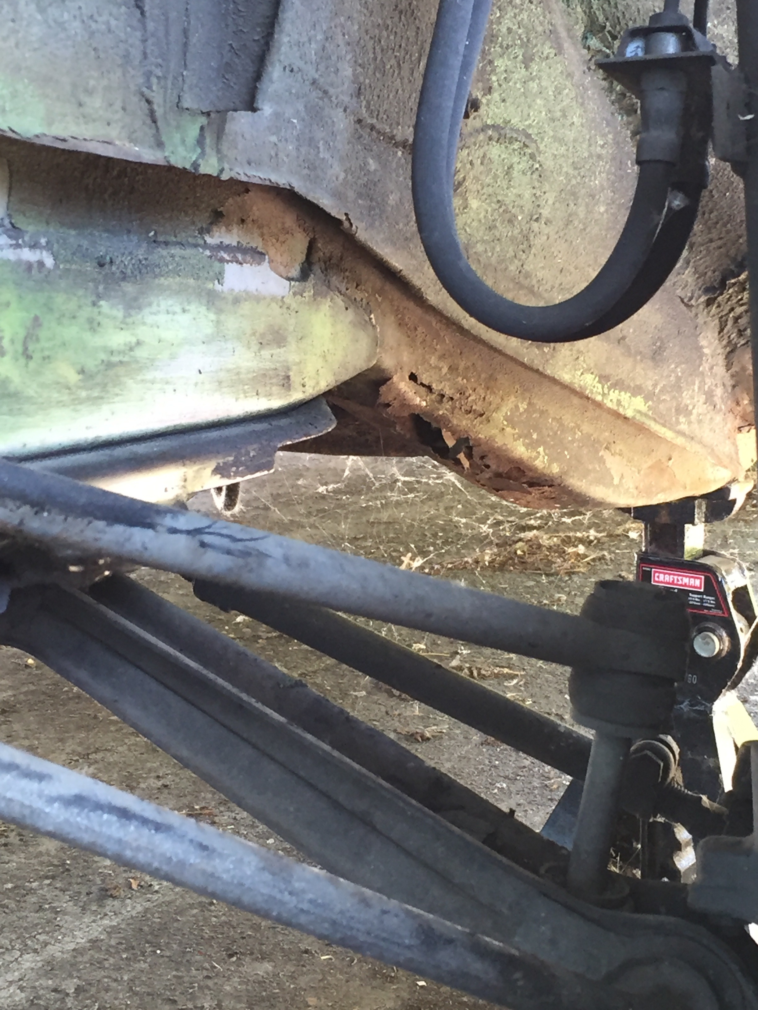 Rotting frame rail... removable? |﻿ BMW 2002 and other '02