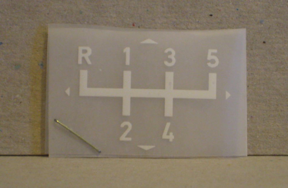5 speed OD shift decal ($3/shipped) |﻿ Miscellaneous