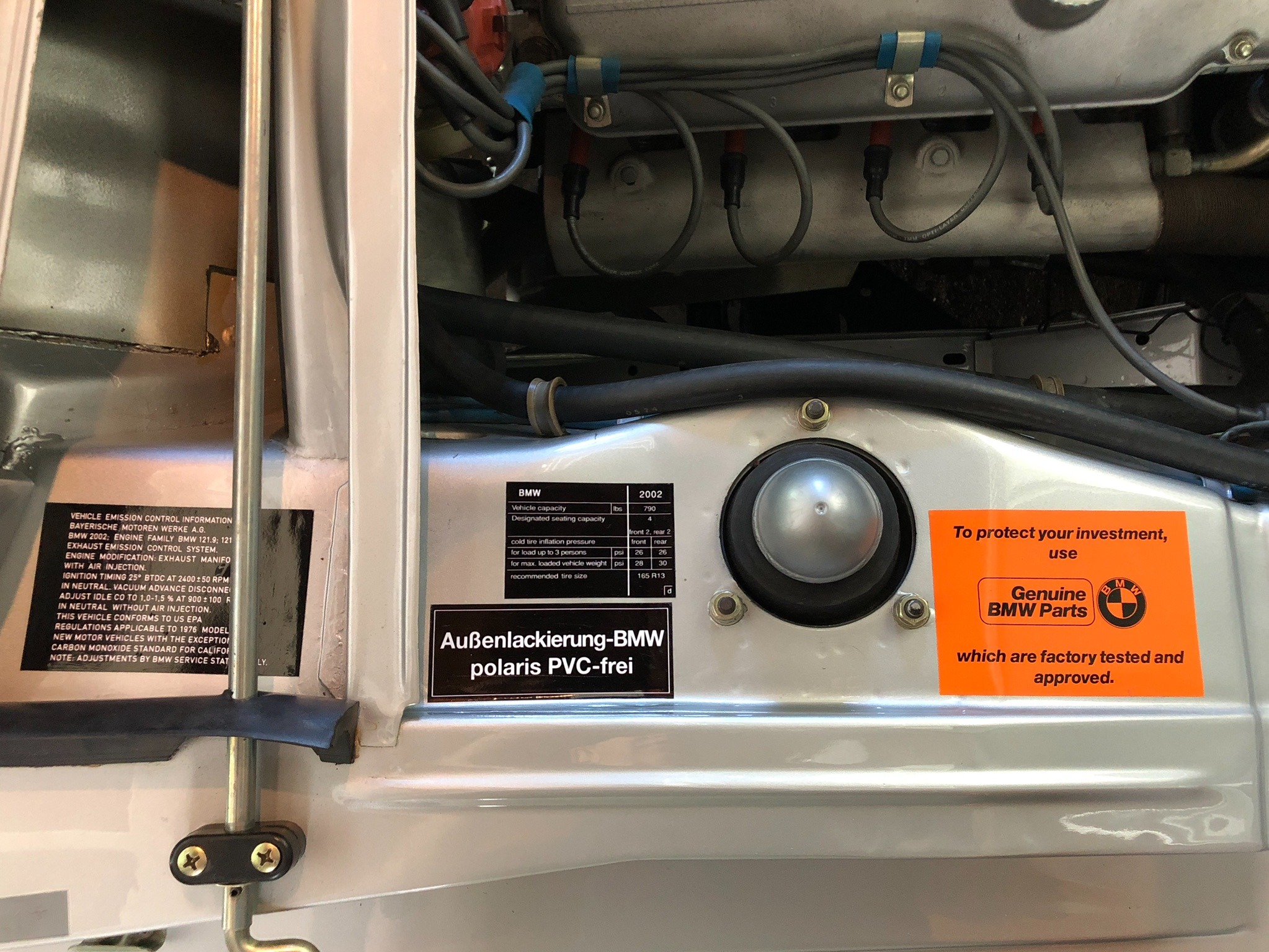 Engine Bay Decals |﻿ BMW 2002 and other '02