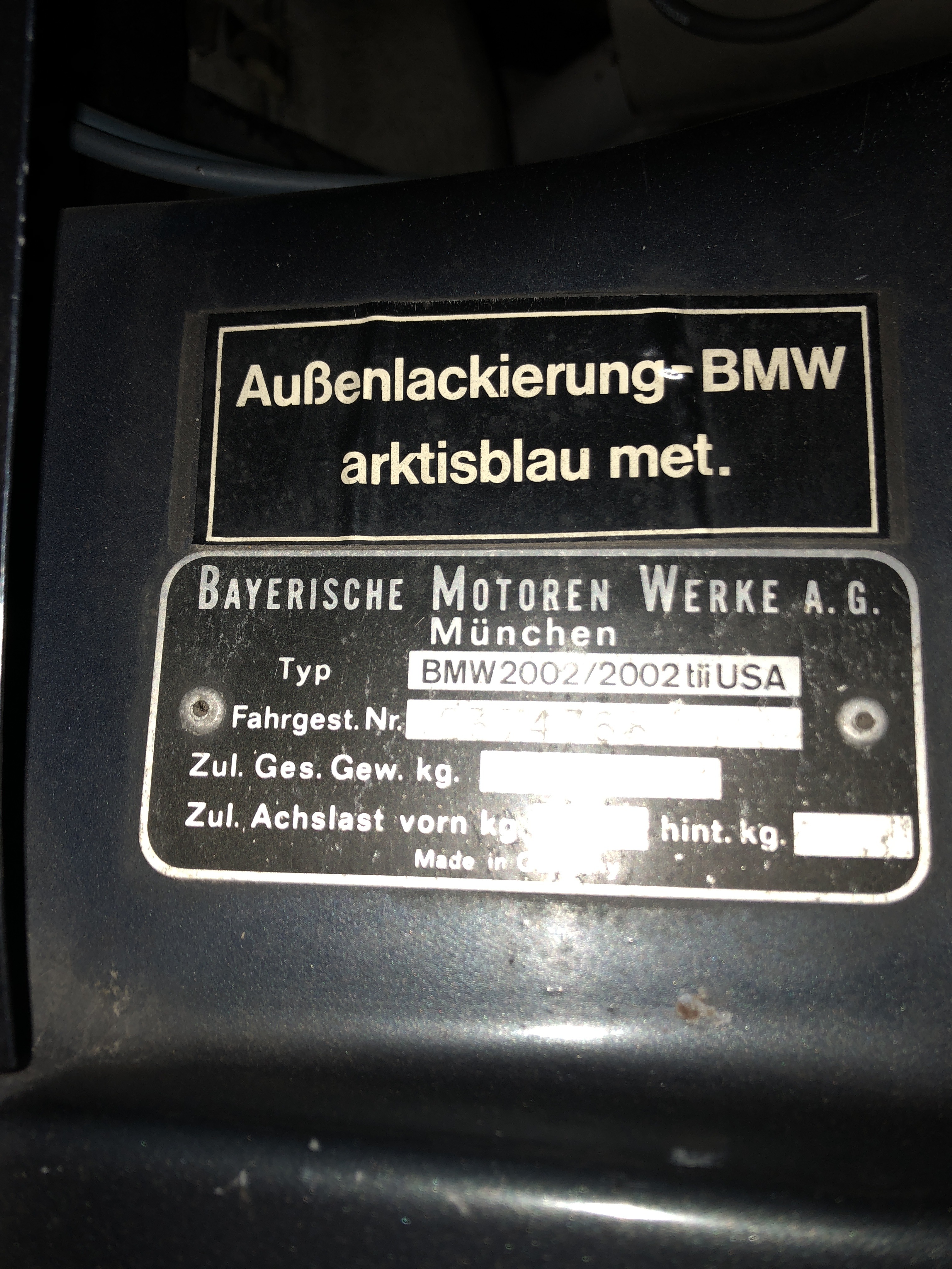 Engine Bay Decals - Page 6 |﻿ BMW 2002 and other '02