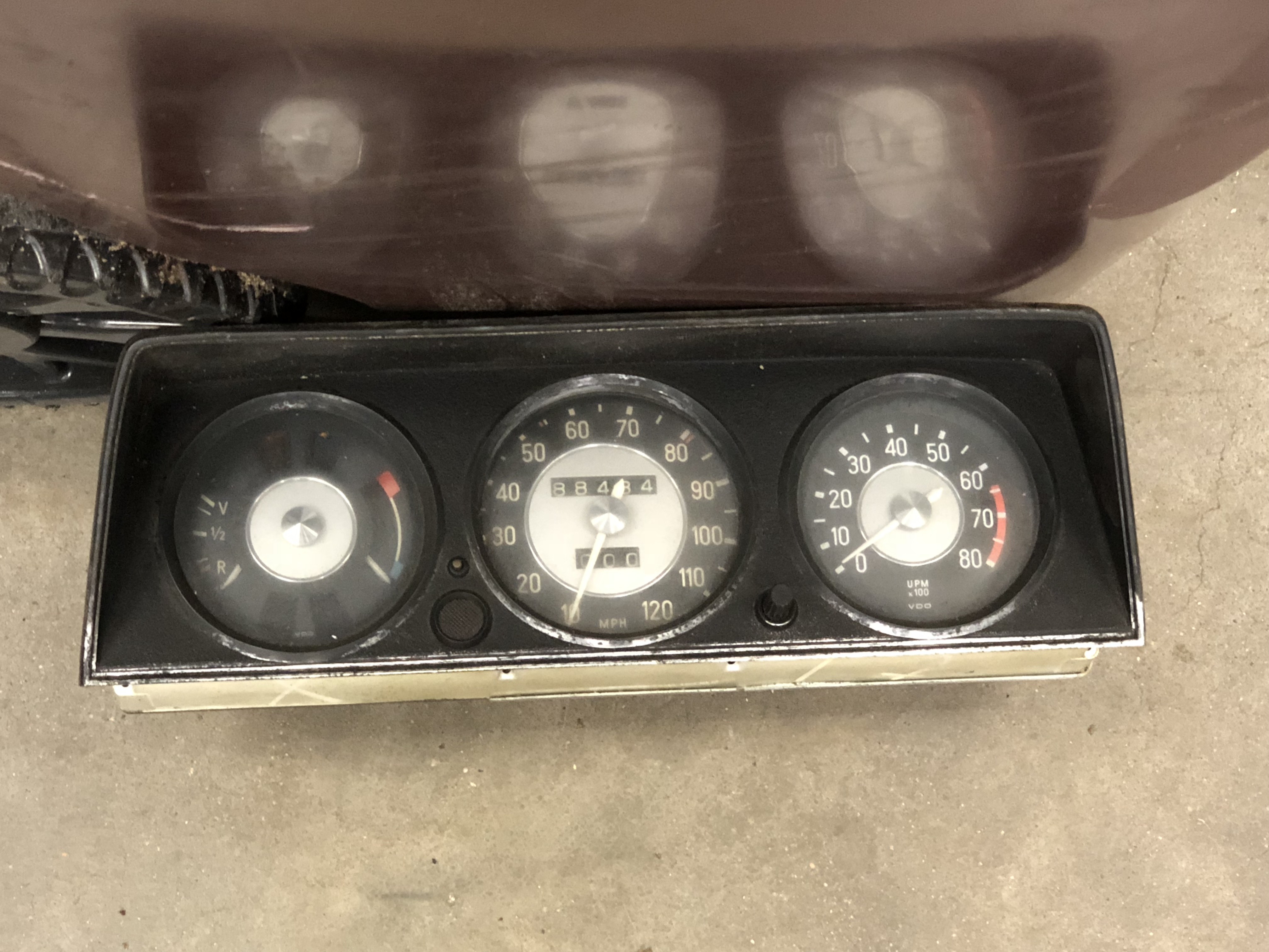 Early Instrument Cluster - Silver Dollar Version |﻿ Miscellaneous