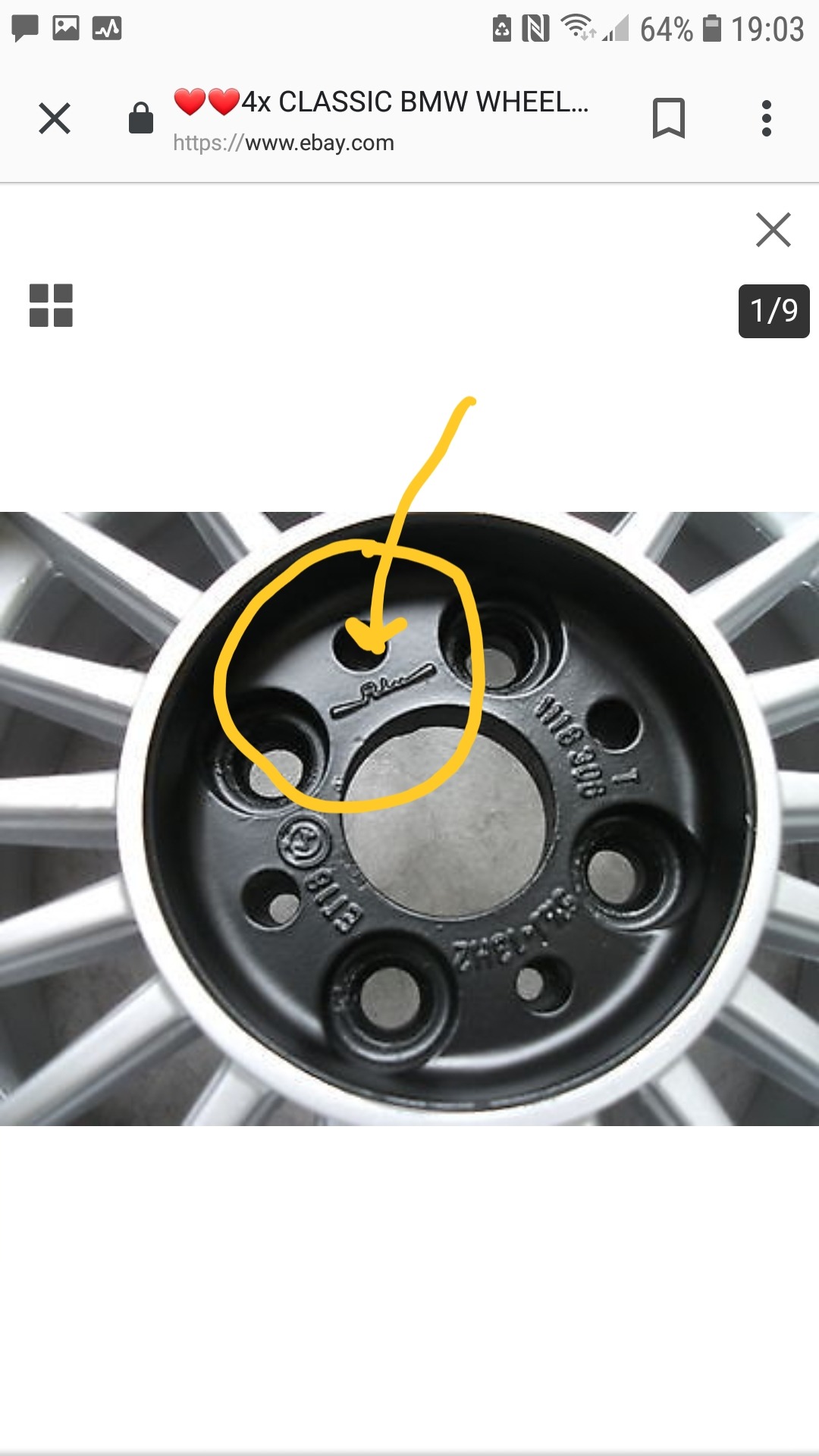 Can somebody identify this wheel marking |﻿ BMW 2002 and other '02