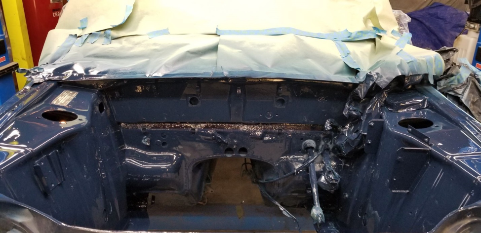 Repairing a Rust Hole on the Firewall and tasks along the way ...