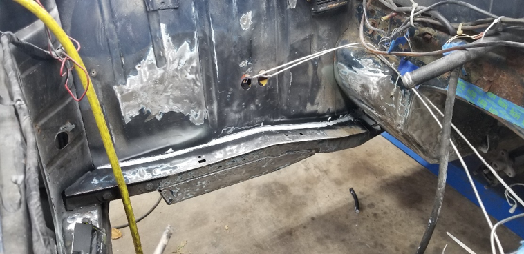 Repairing a Rust Hole on the Firewall and tasks along the way... - Body ...