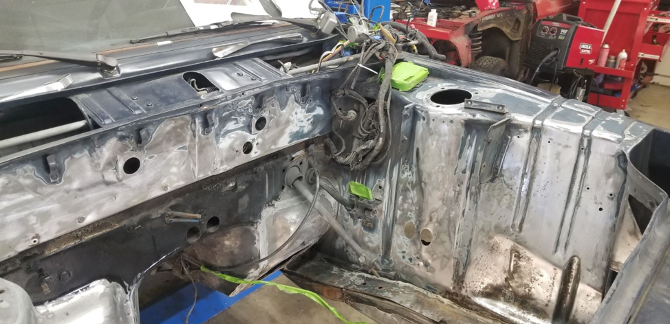 Repairing a Rust Hole on the Firewall and tasks along the way ...