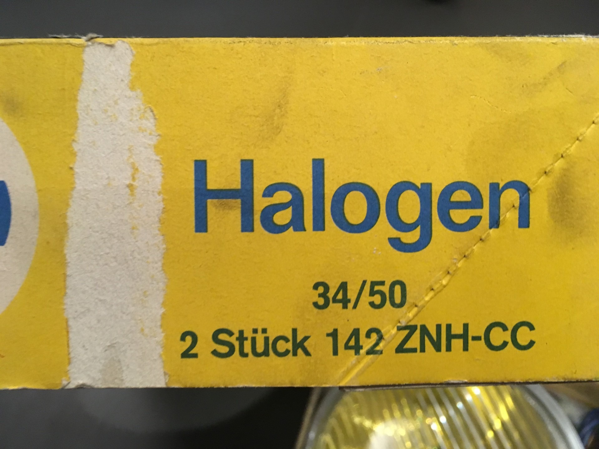 NOS in Box Hella 142 Yellow Fog Lights - Electrical and Ignition - 2002FAQ