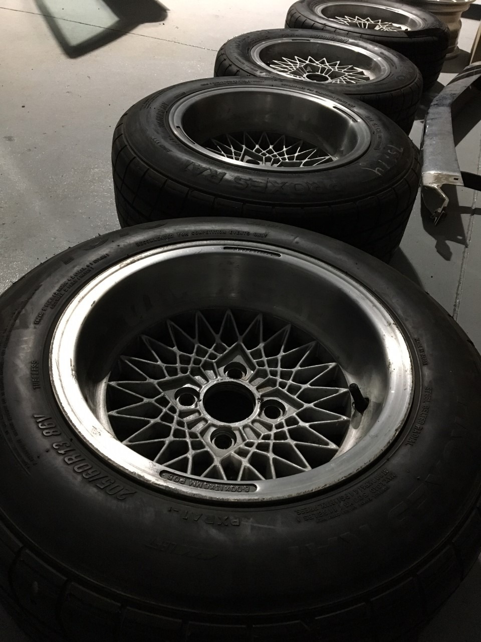 Compomotive CX 13" rims with Toyo RA1s |﻿ Miscellaneous