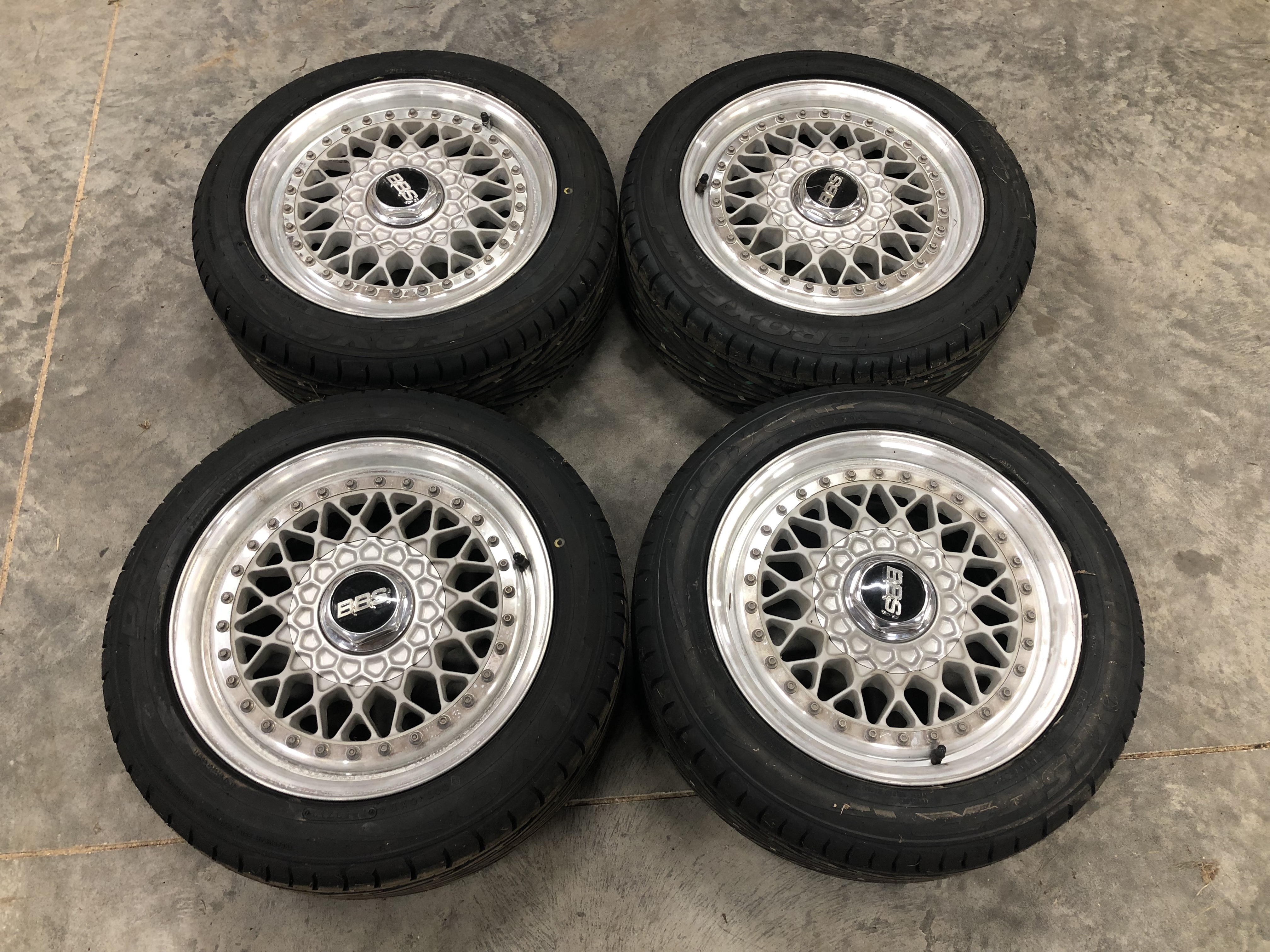 15” BBS RS full set with tires |﻿ Miscellaneous
