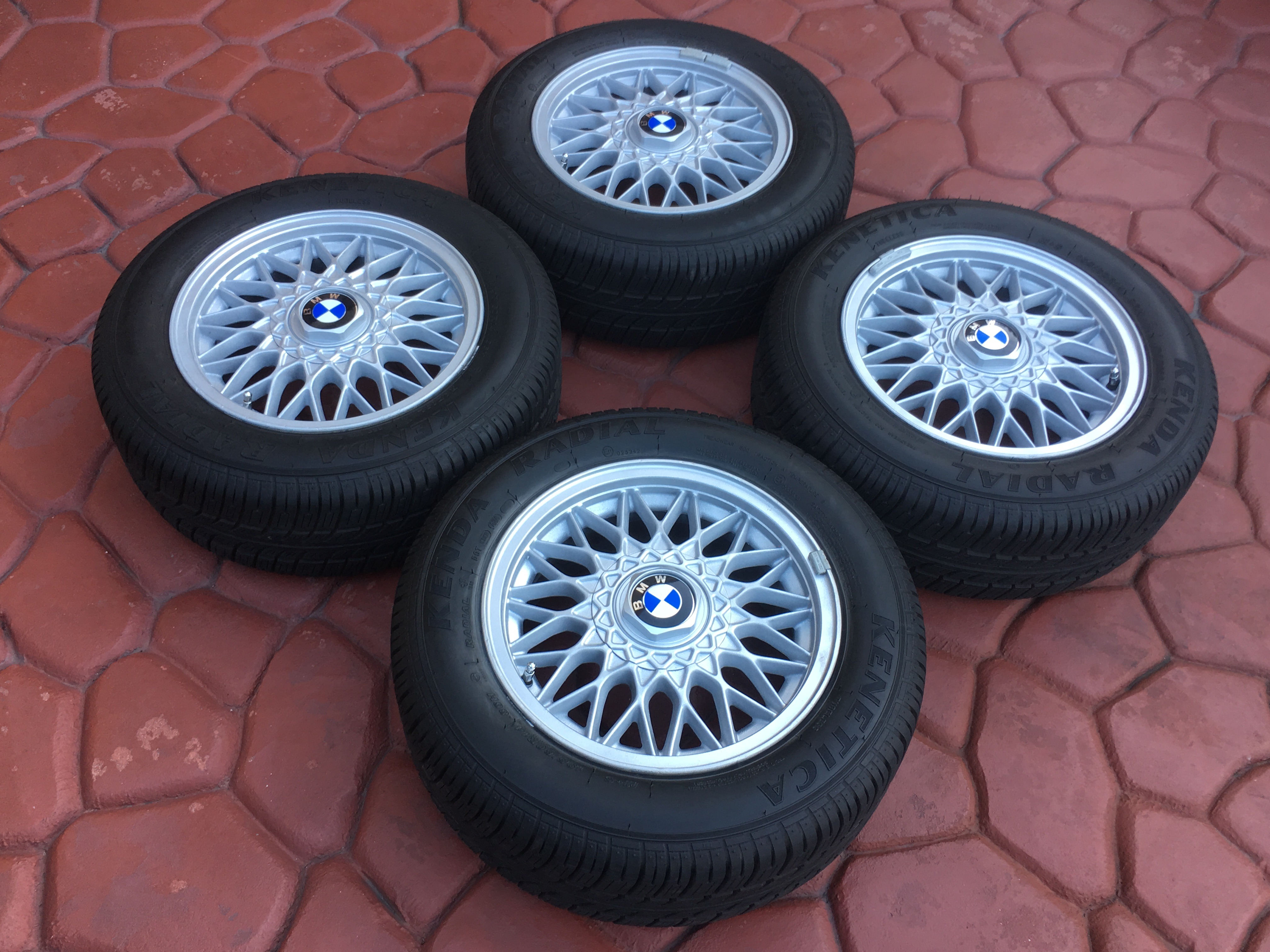 14" BMW E30 BBS Basketweaves 4x100 w/ New Tires |﻿ Miscellaneous