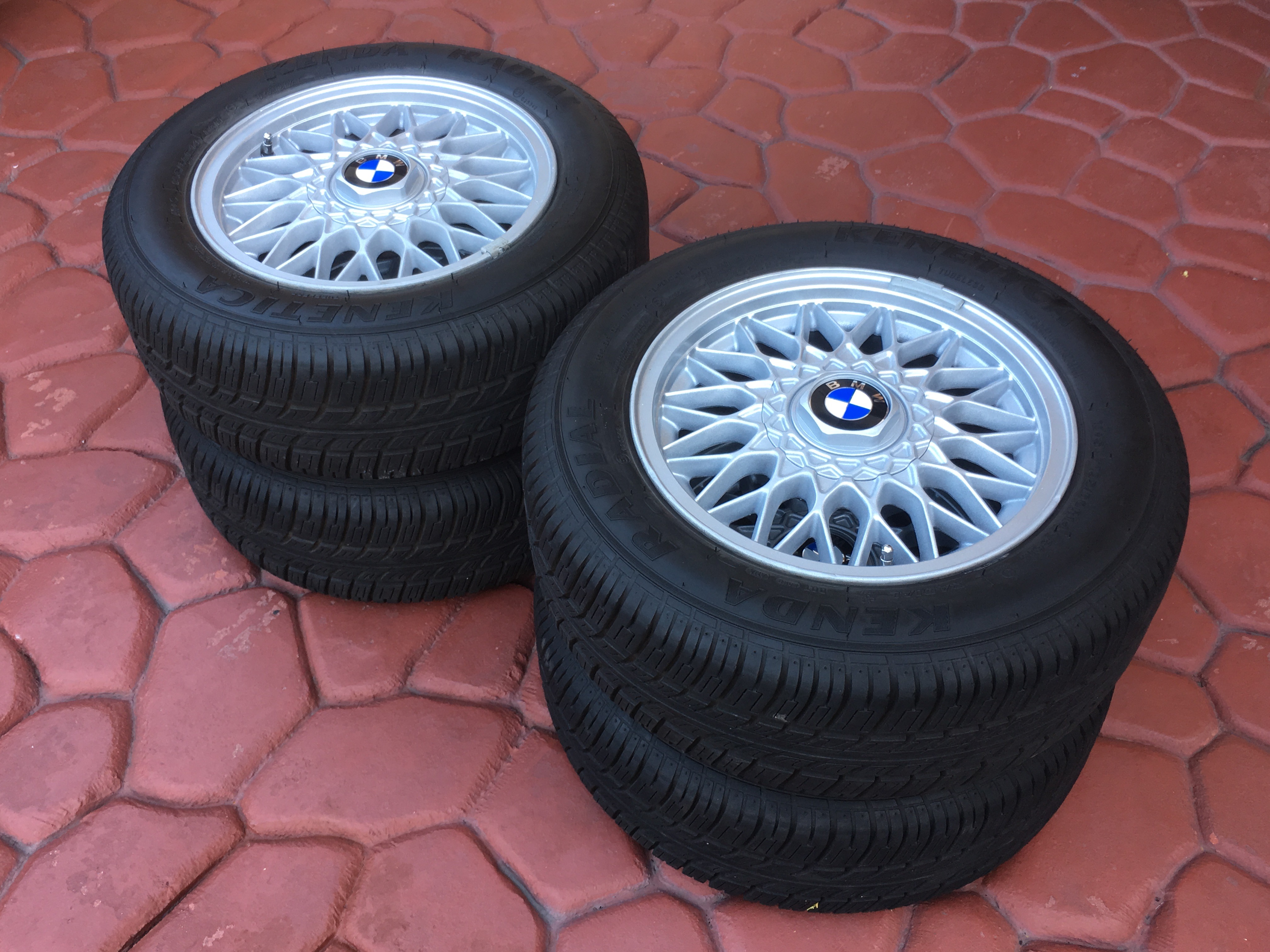 14" BMW E30 BBS Basketweaves 4x100 w/ New Tires |﻿ Miscellaneous