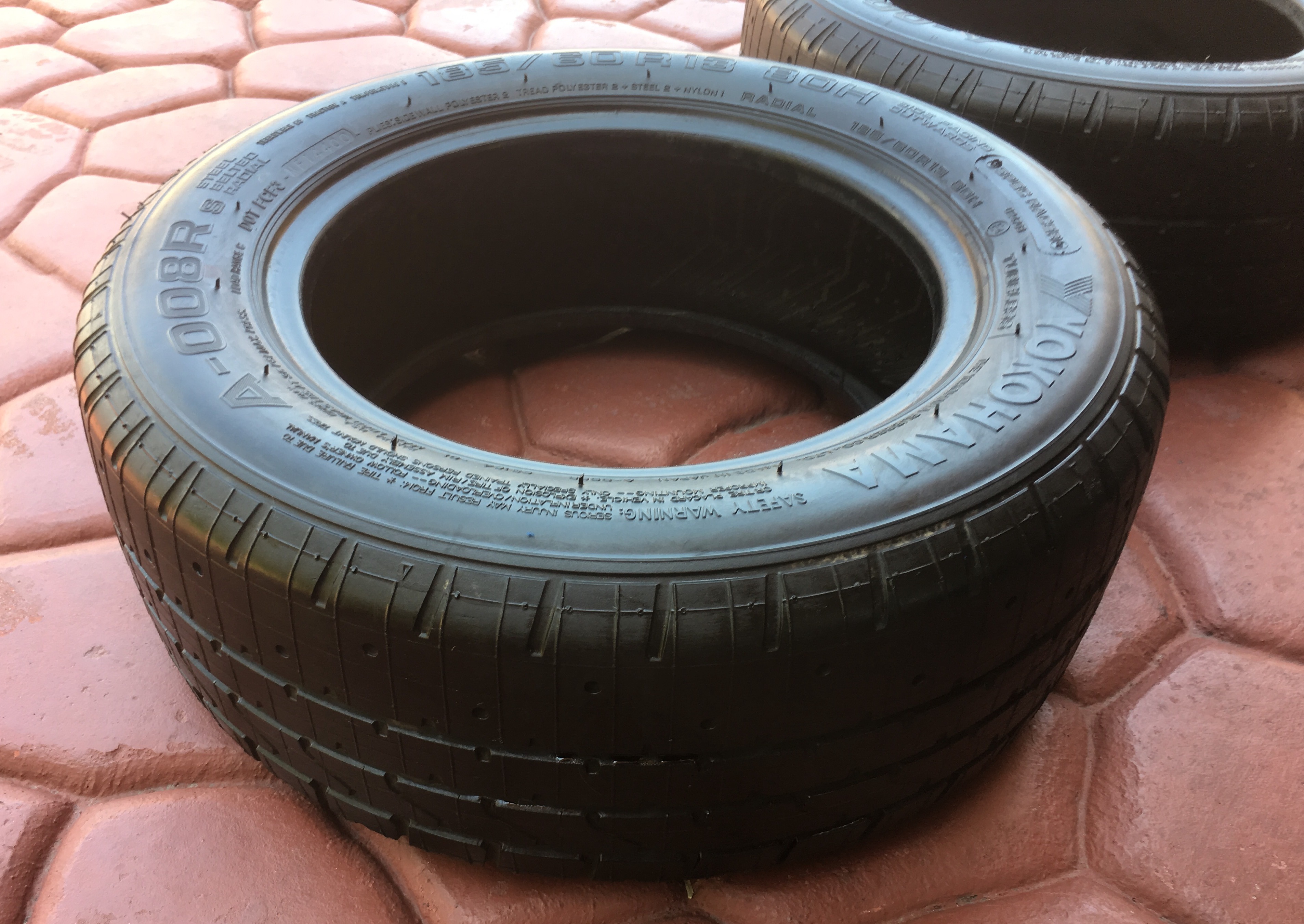 (2) Yokohama A008RS 185/60/13 Tires |﻿ Miscellaneous