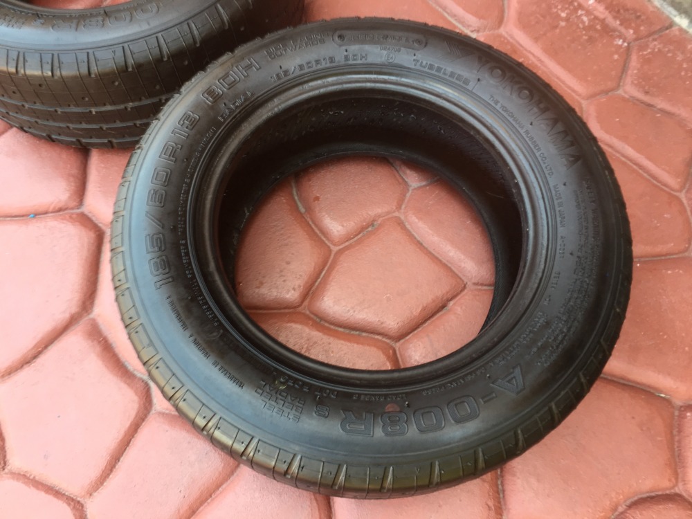 (2) Yokohama A008RS 185/60/13 Tires |﻿ Miscellaneous