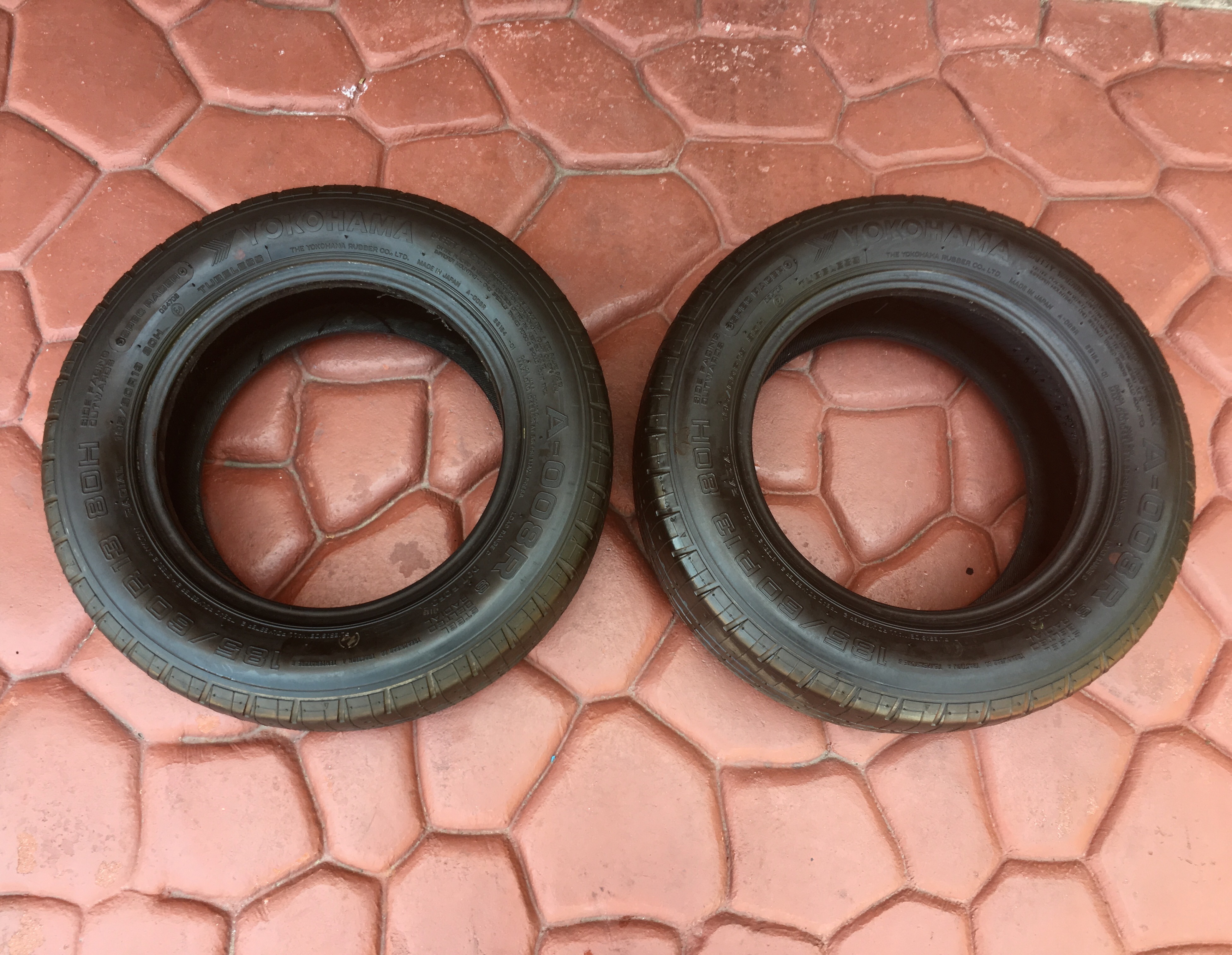 (2) Yokohama A008RS 185/60/13 Tires |﻿ Miscellaneous