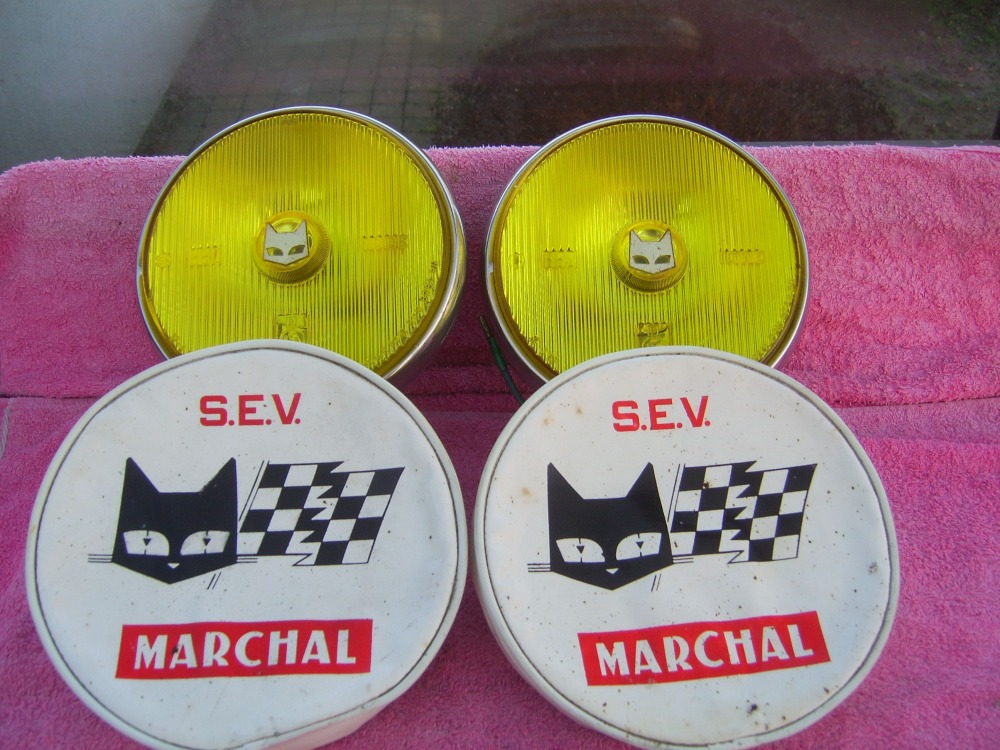 FS Marchal 880 Yellow Fog Lights + Soft Covers |﻿ Miscellaneous