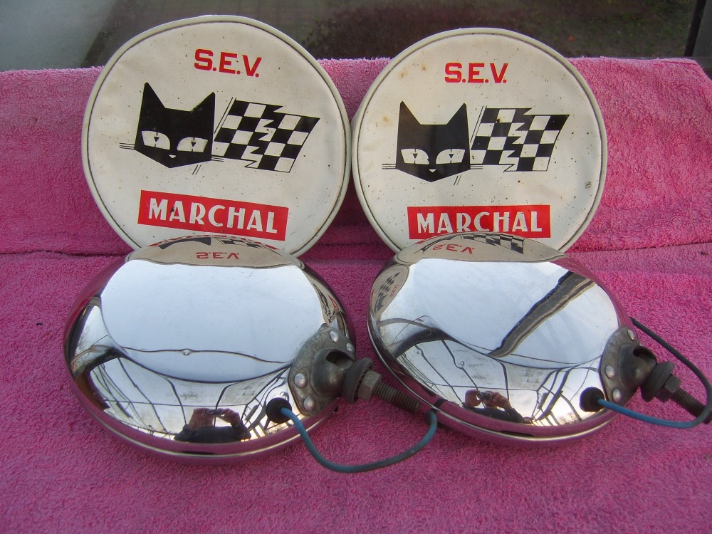 FS Marchal 880 Yellow Fog Lights + Soft Covers |﻿ Miscellaneous