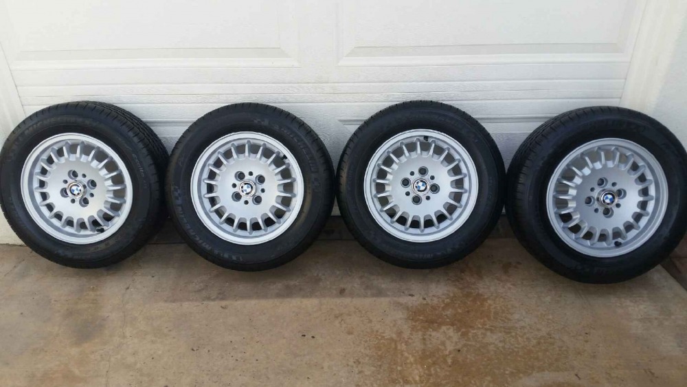 4 - BMW E30 Bottle Cap Wheels, 14x6, and Michelin Tires. |﻿ Miscellaneous