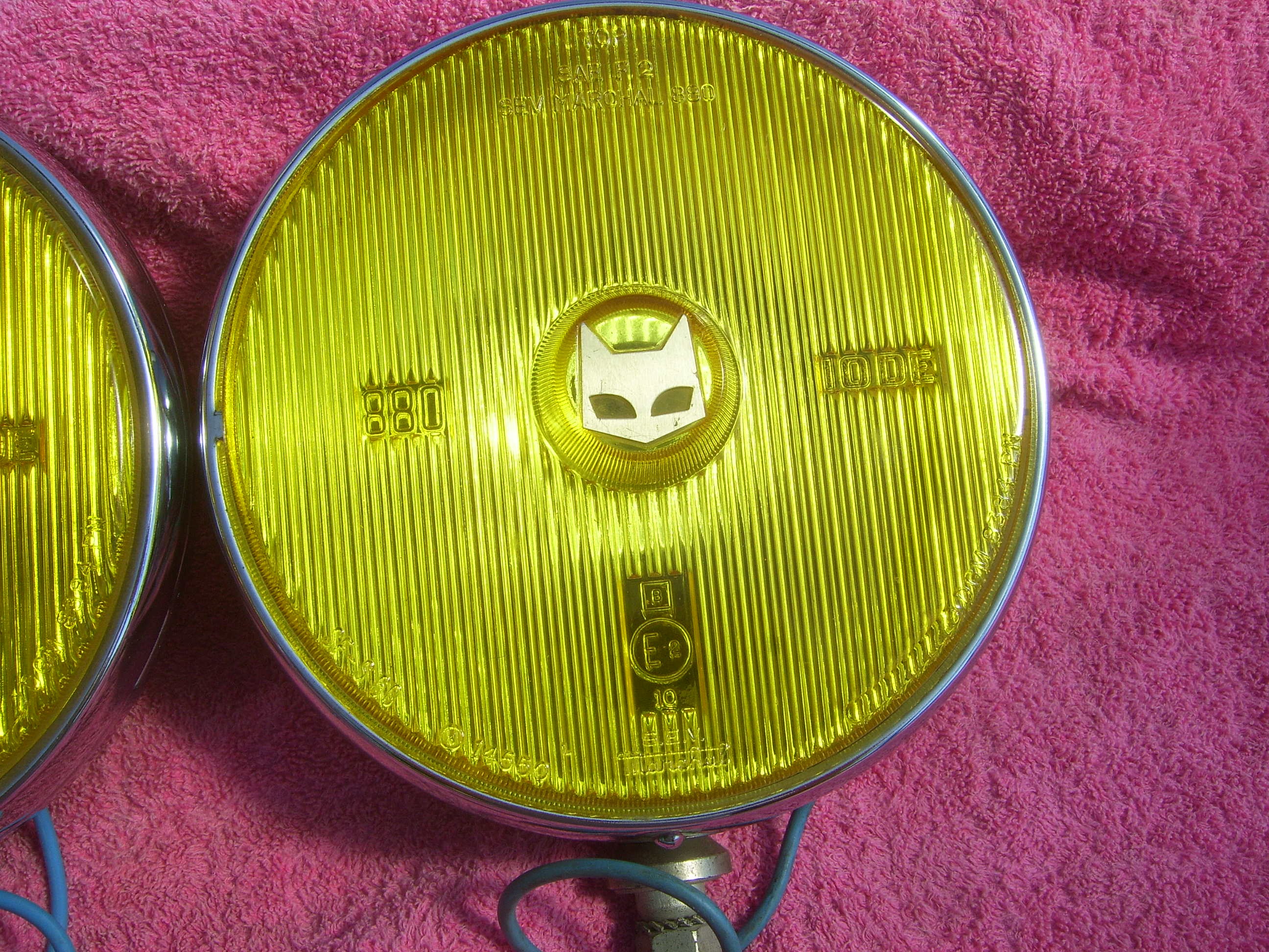 FS: Marchal 880 Yellow Fog Lights |﻿ Miscellaneous