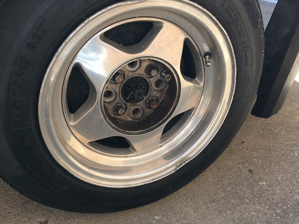 Deep dish 4x100 Vintage AR 13" wheel set only $225+shipping ...
