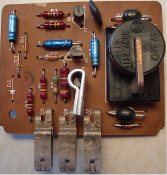 Examining the OEM Tii cold start circuit board - 1973 Tii Resto and ...