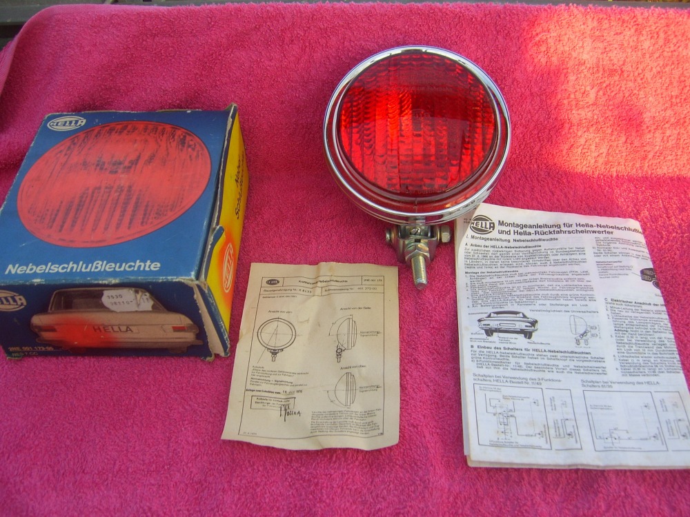 NOS Hella Rear Fog Light |﻿ Miscellaneous