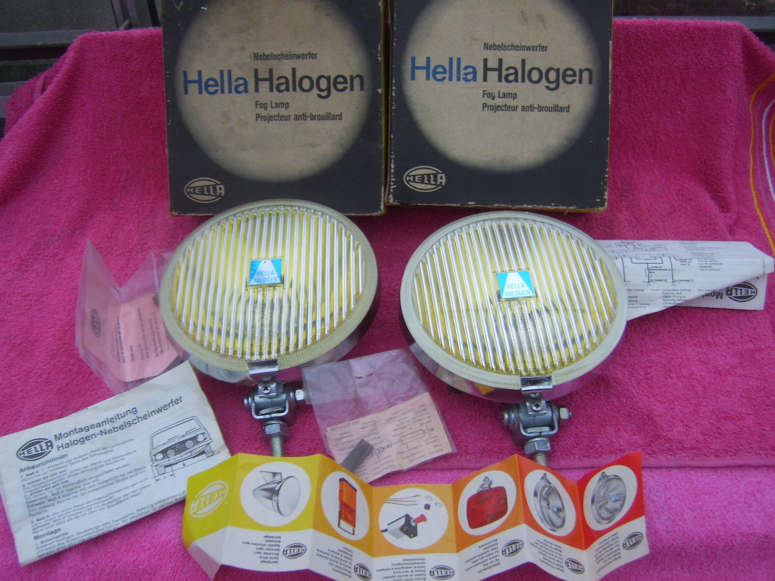 FS: NOS Hella 160 Yellow Fog Lights |﻿ Miscellaneous