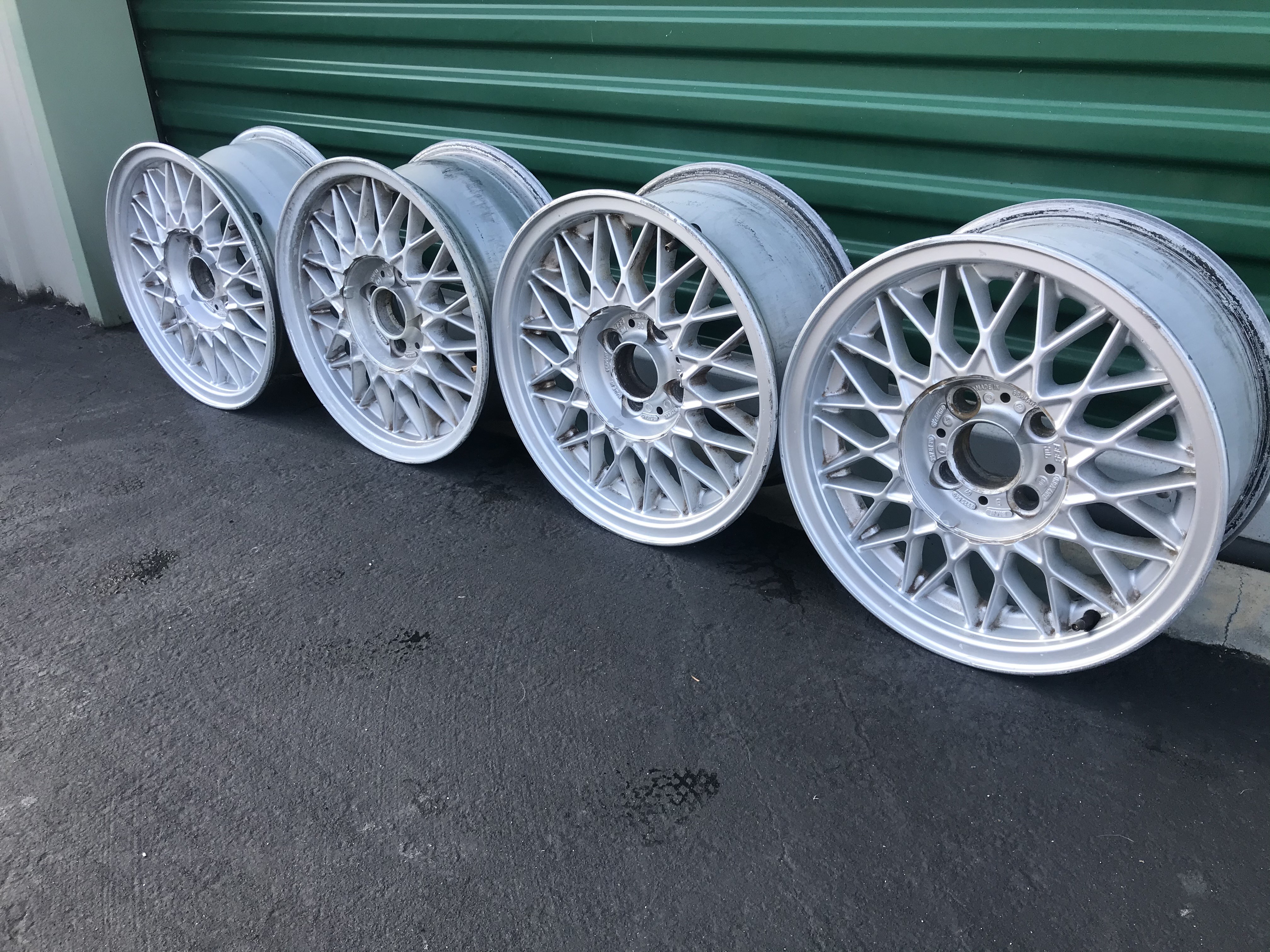F.S. BBS BMW Basket Weave 14in set of 4 with caps - Miscellaneous - 2002FAQ