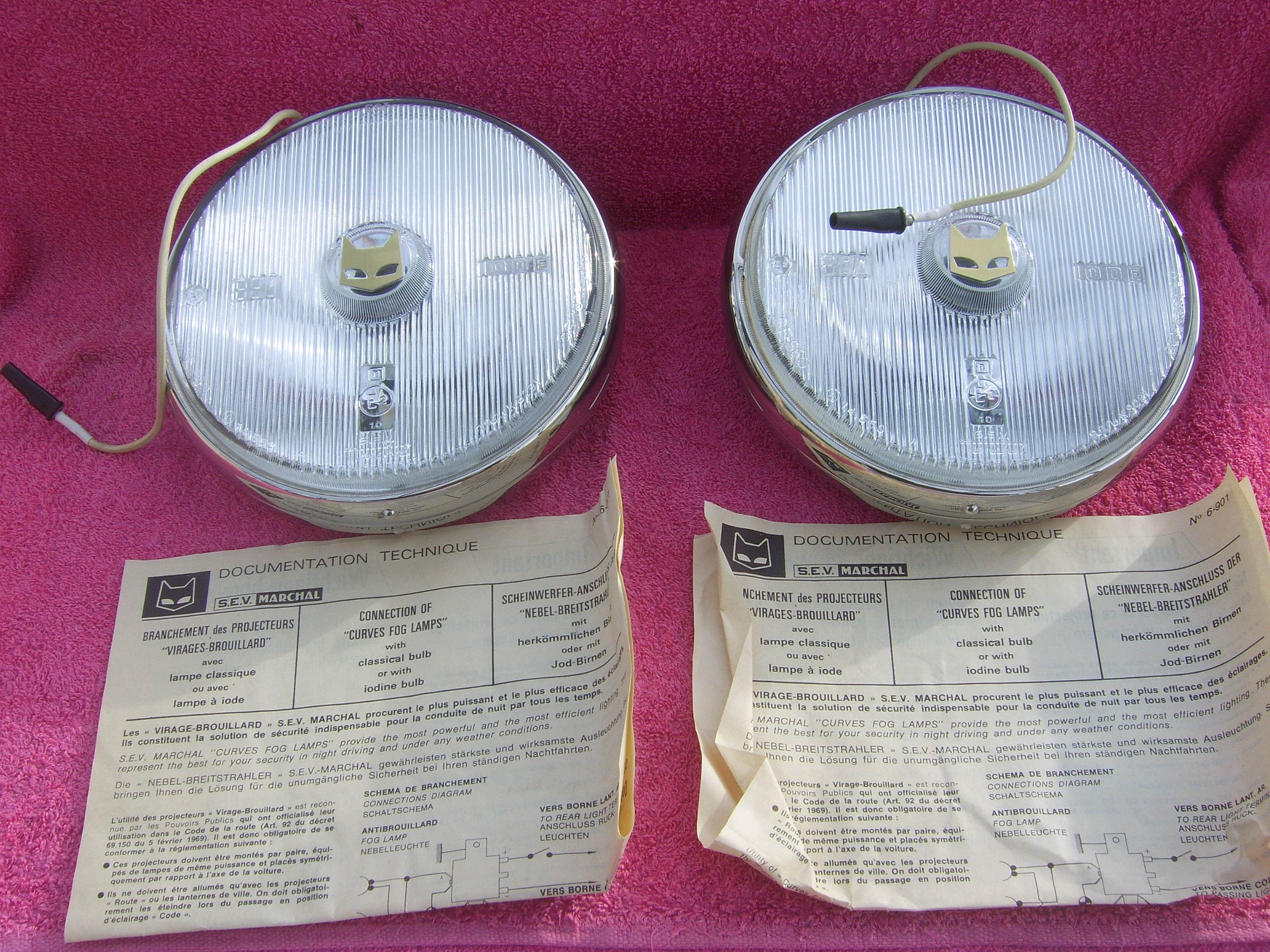 FS: NOS Marchal 880 Clear Fog Lights |﻿ Miscellaneous