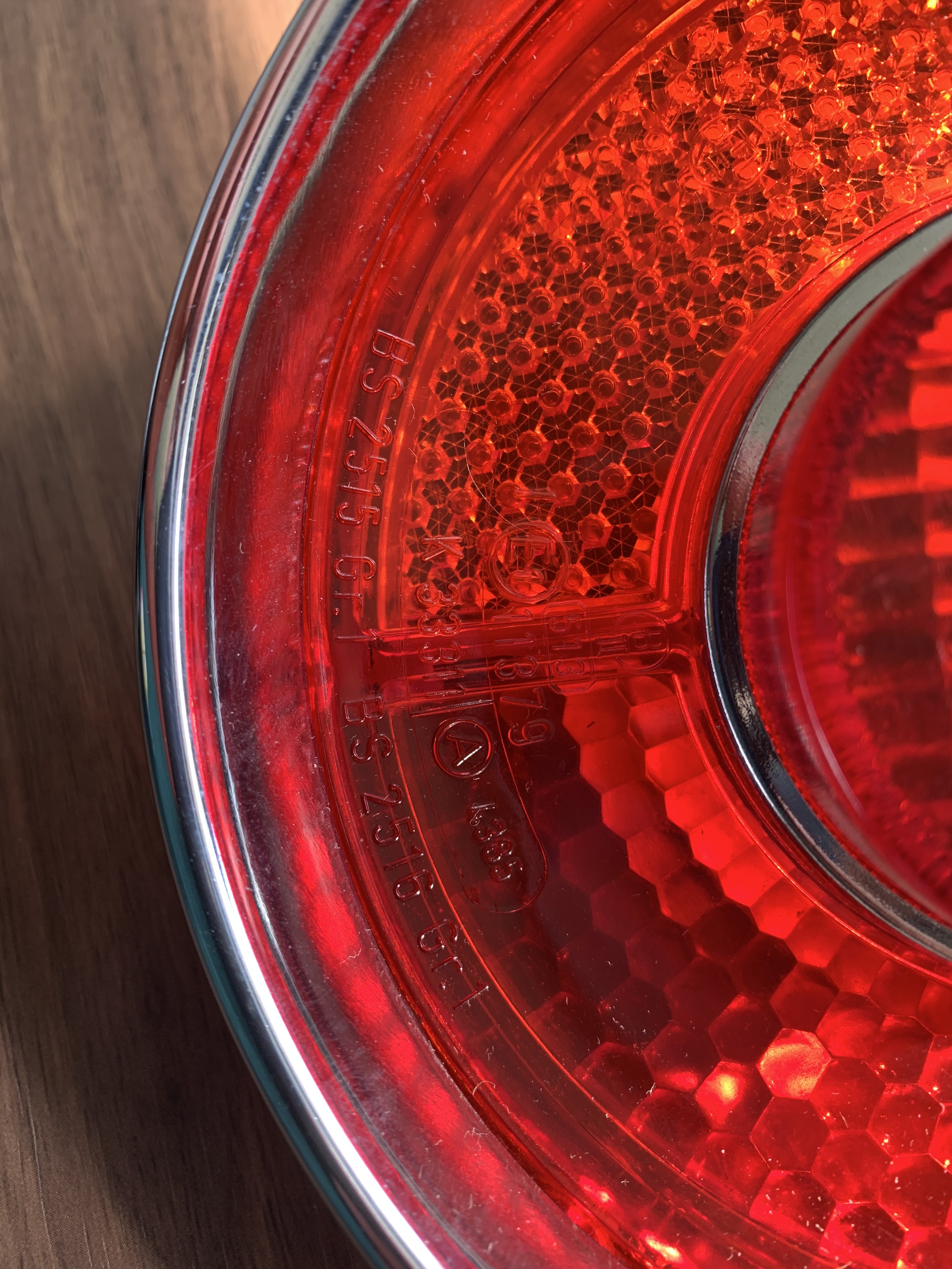 New Old Stock - red center tail lens & Chrome ring - Miscellaneous ...