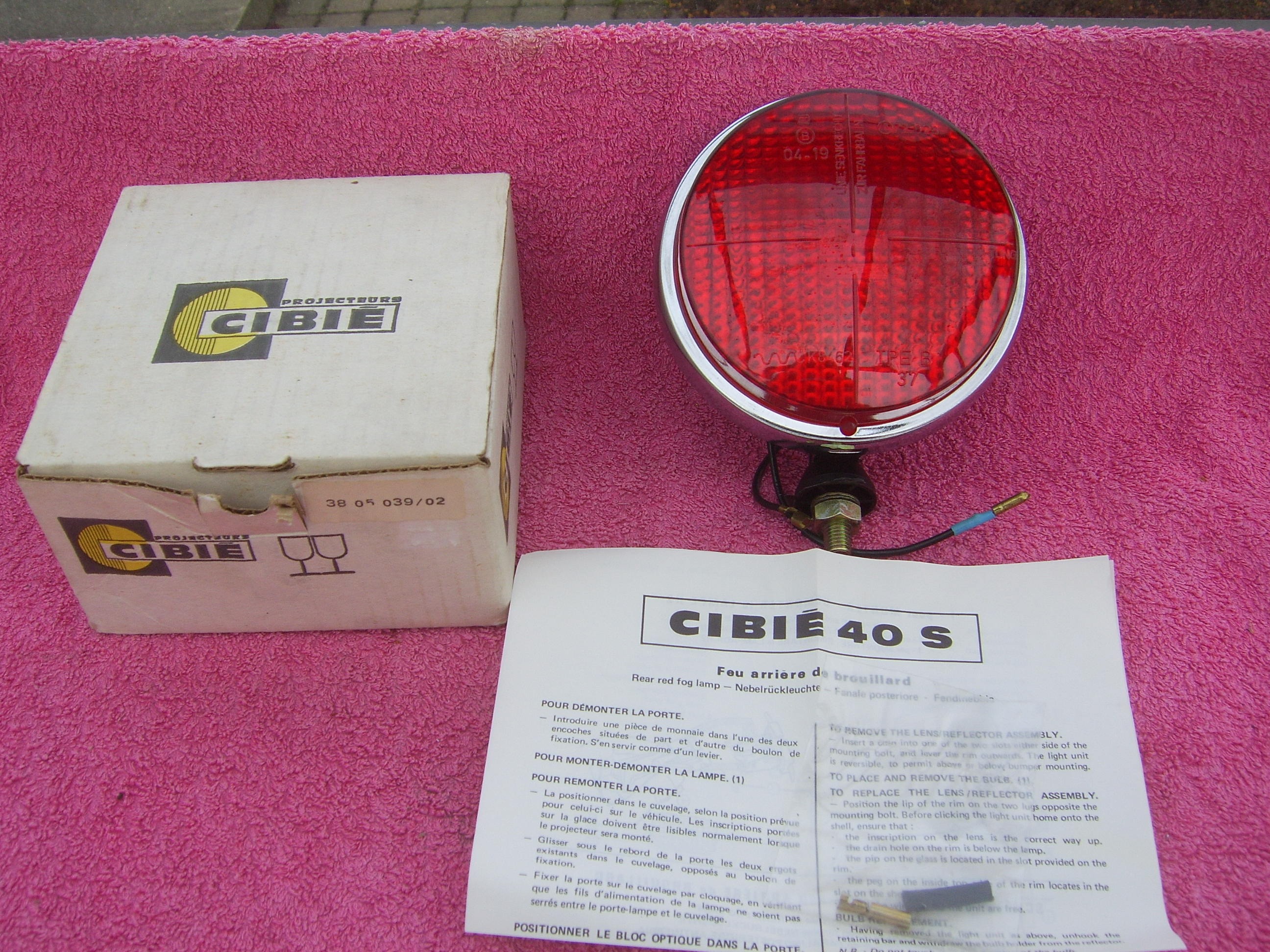 FS: NOS Cibie 40 Iode Rear Fog Light |﻿ Miscellaneous