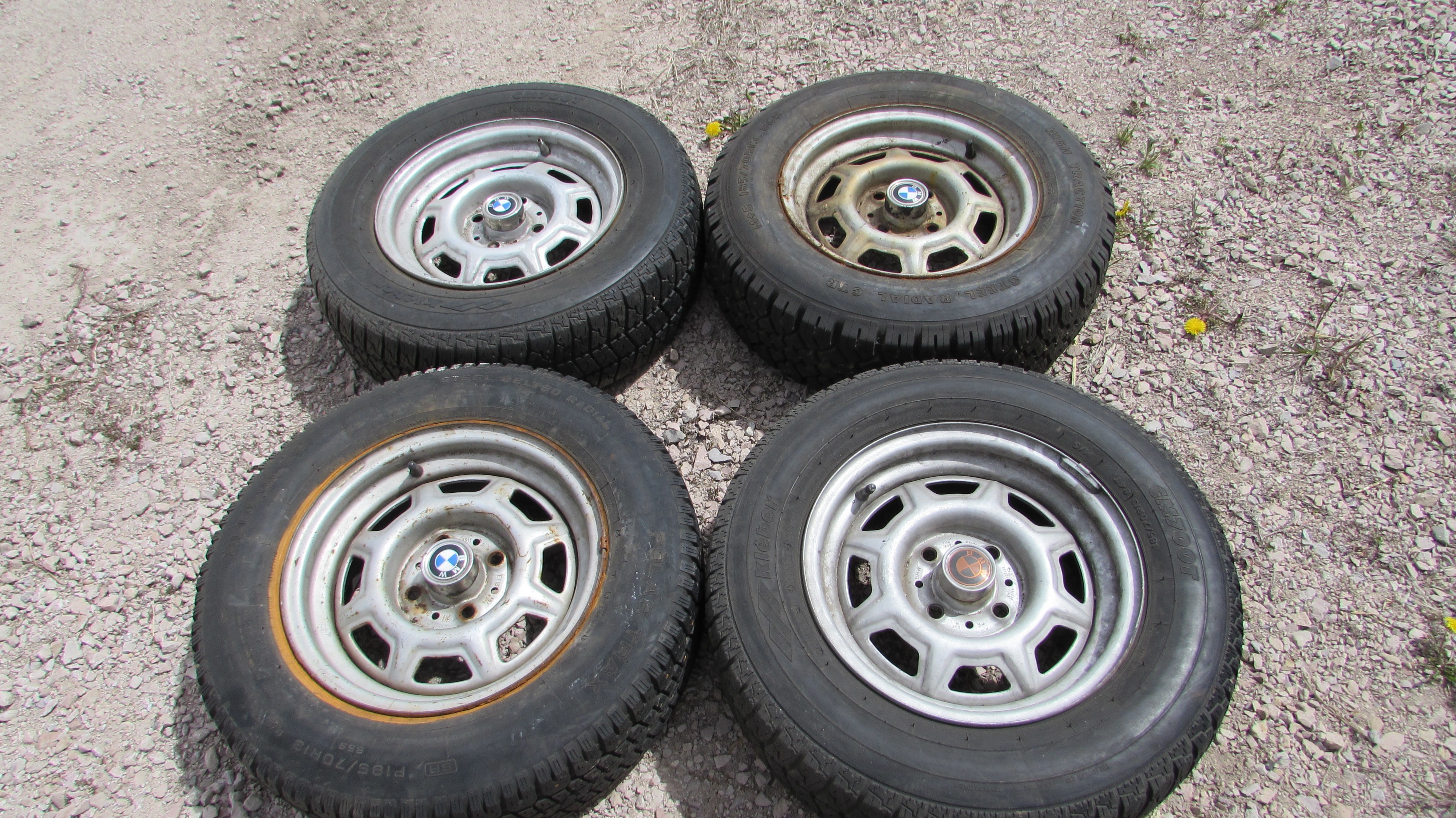 5 1/2" x 13 Steelies w/Center Caps ET18 |﻿ Miscellaneous