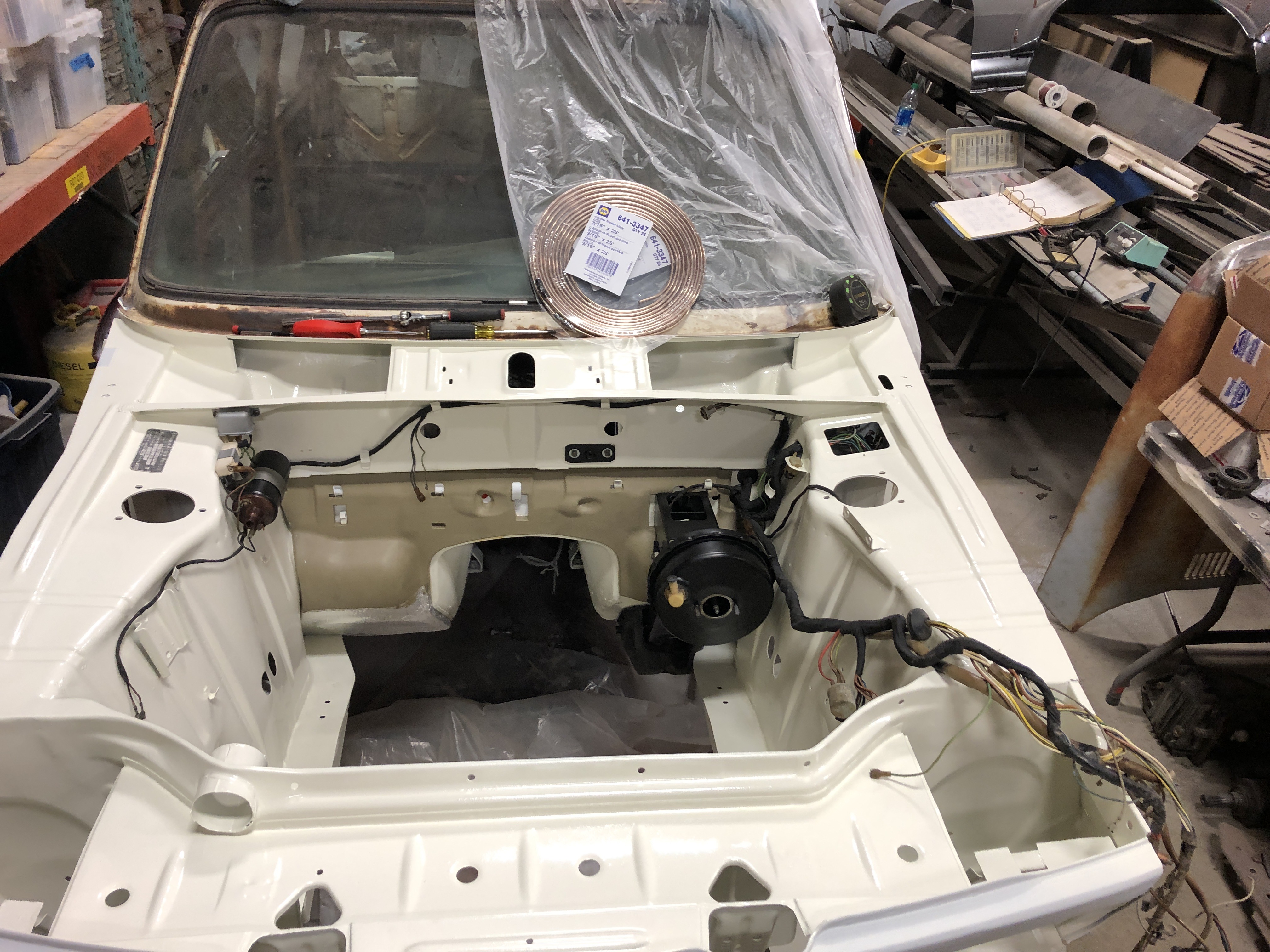 Assembly of the engine bay has begun in earnest |﻿ From the ashes ...