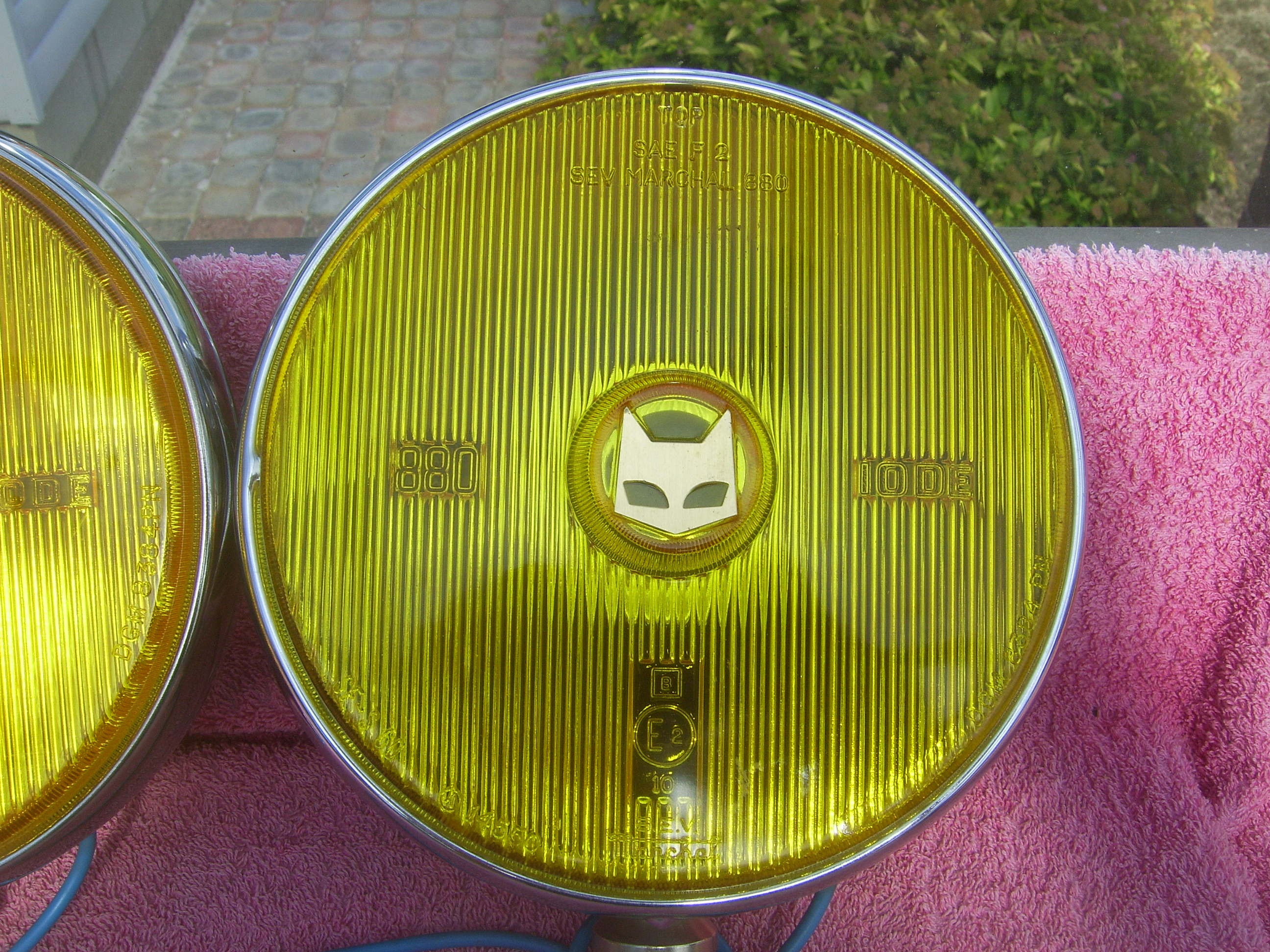 FS: Marchal 880 Yellow Fog Lights |﻿ Miscellaneous
