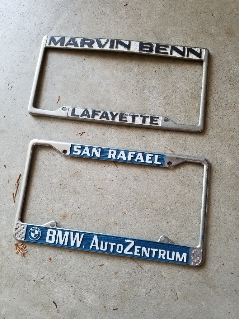 Fred Snook/BMW of Monterey License Plate Frame - Page 2 - BMW 2002 and ...