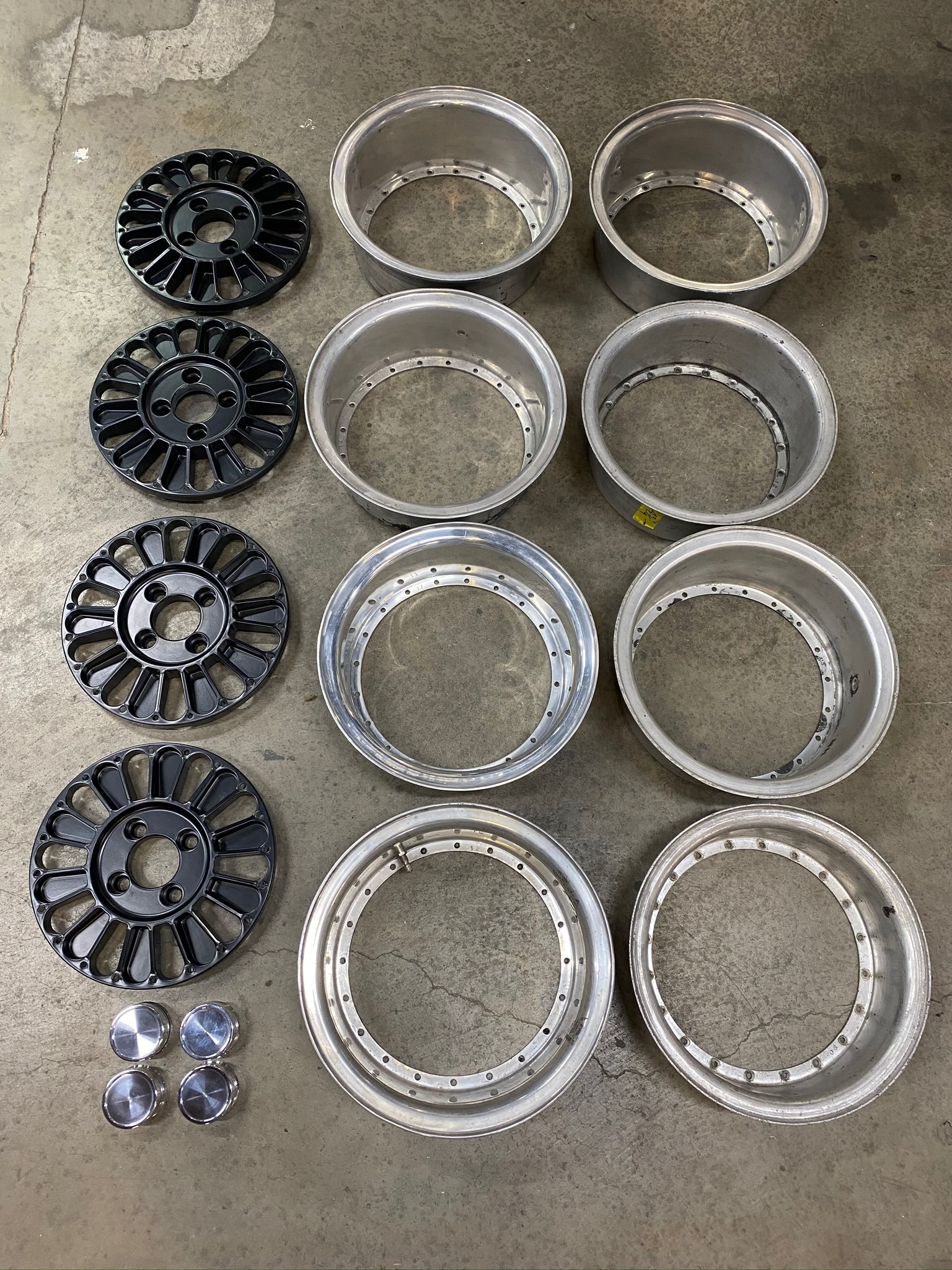 AlpinA aluminum wheel centers and 13” wheel halves |﻿ Miscellaneous