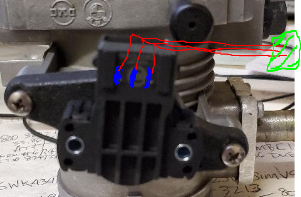 Throttle Position Sensor for EFI 325 throttle body |﻿ BMW 2002 and ...