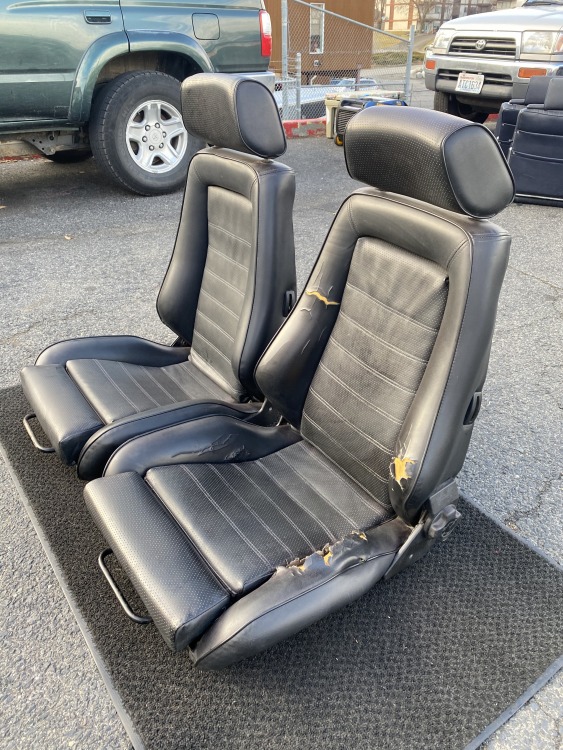 E21 Recaro seats |﻿ Miscellaneous