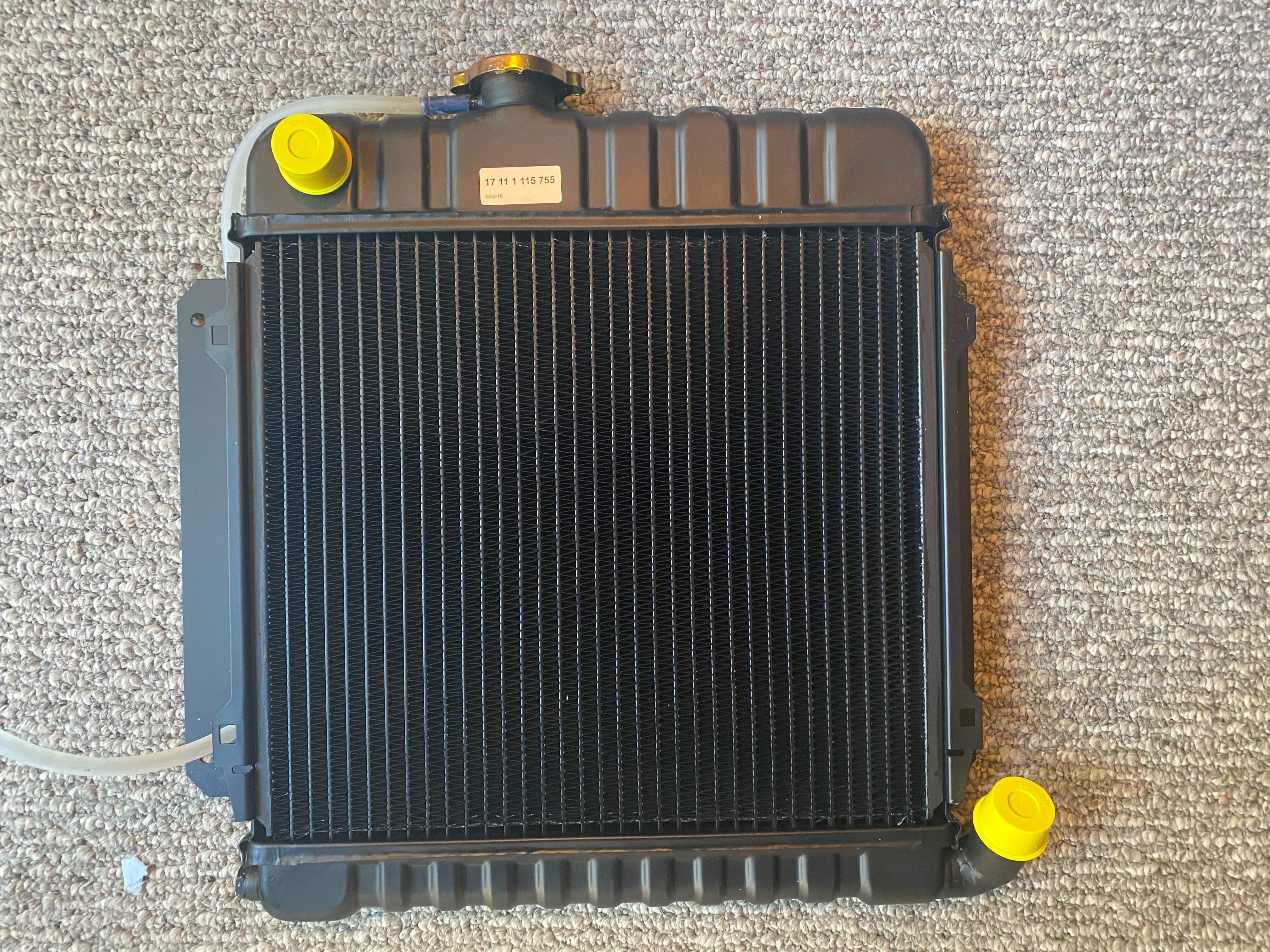 New "BMW" radiators and other cooling parts - A 1969 BMW 2002 ...