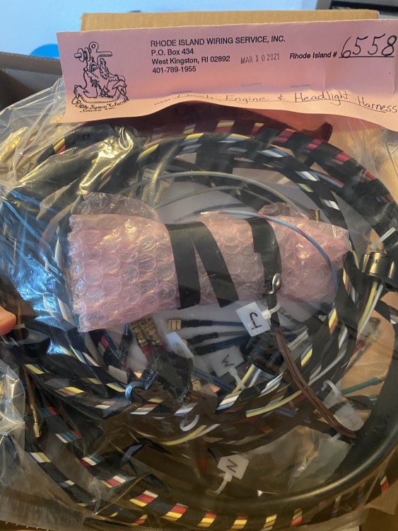 Finished wiring harness from Rhode Island Wiring |﻿ A 1969 BMW 2002 ...