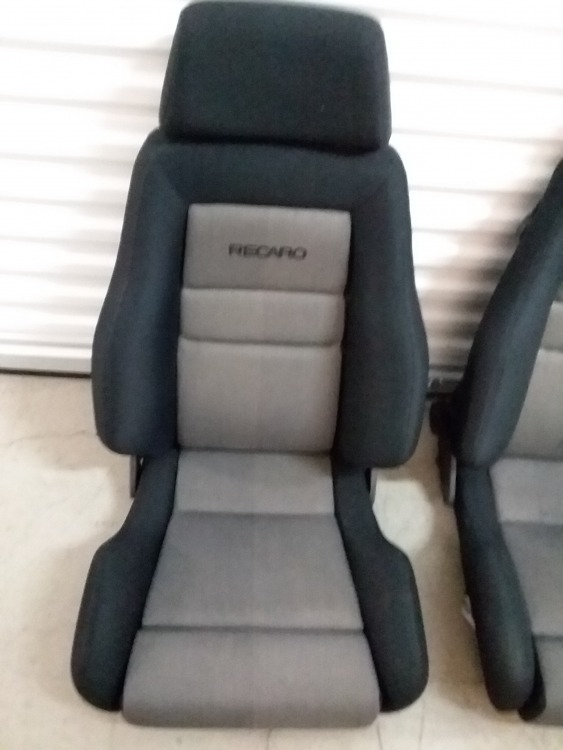 Recaro LS Seats, Gray and Black Cloth |﻿ Miscellaneous