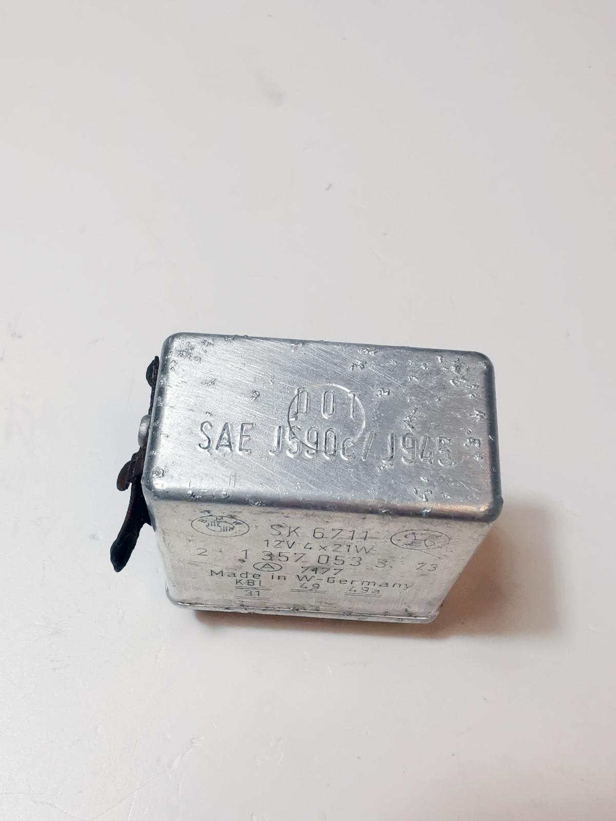 SOLD flasher relay in metal case. Original! - Miscellaneous - 2002FAQ