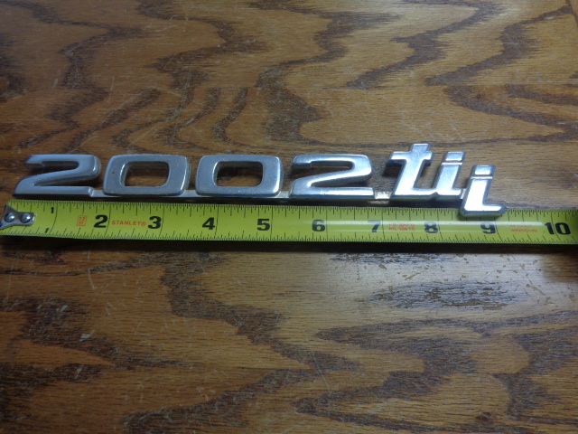 FS: 2002tii Emblem/Badge |﻿ Miscellaneous