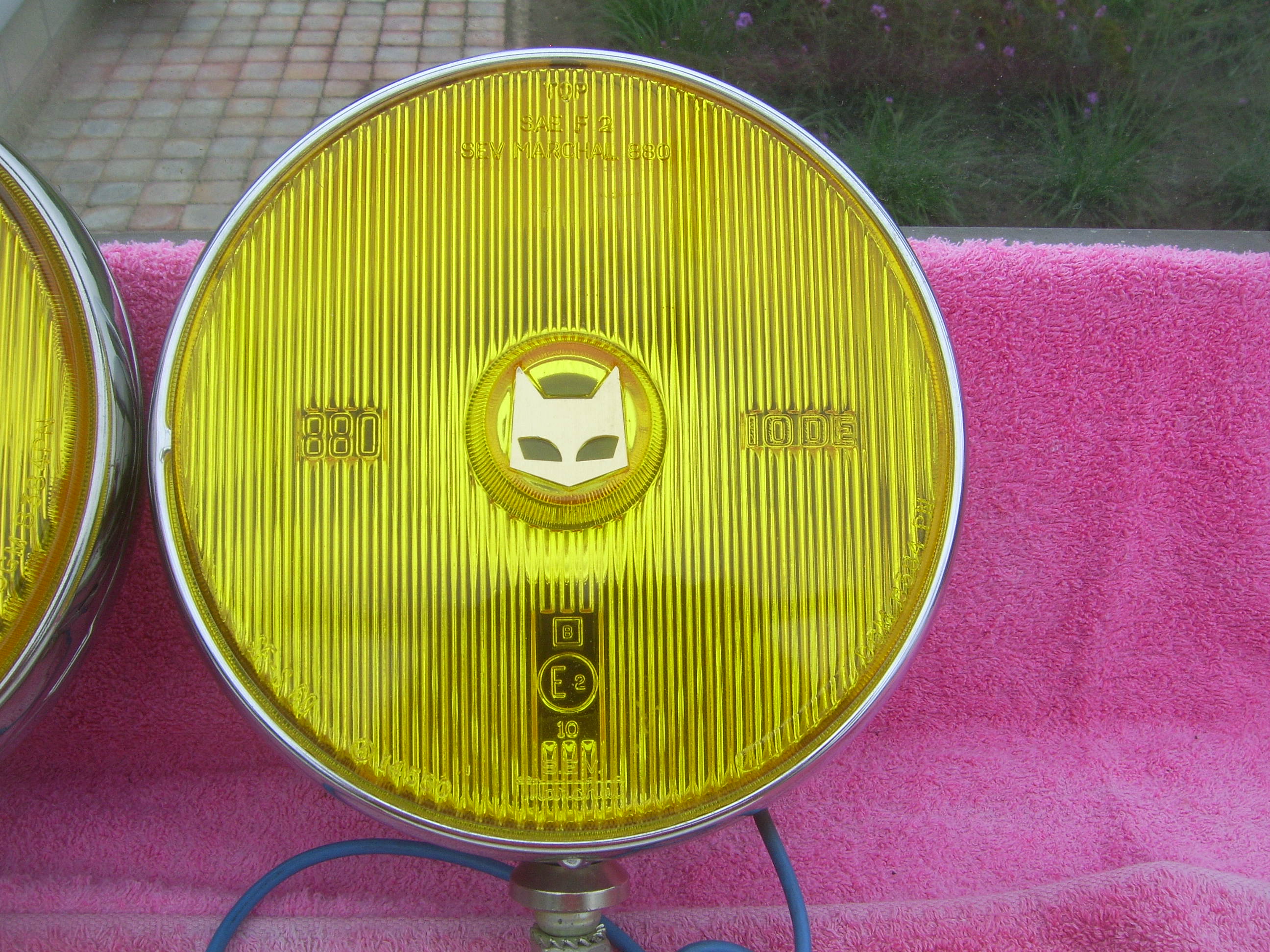 FS: Marchal 880 Yellow Fog Lights + Soft Covers |﻿ Miscellaneous