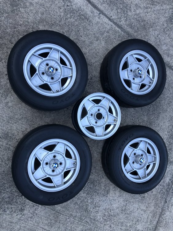 Set of 5 ATS classic wheels 13x6 ET28 4x100 with Toyo RA-1’s ...
